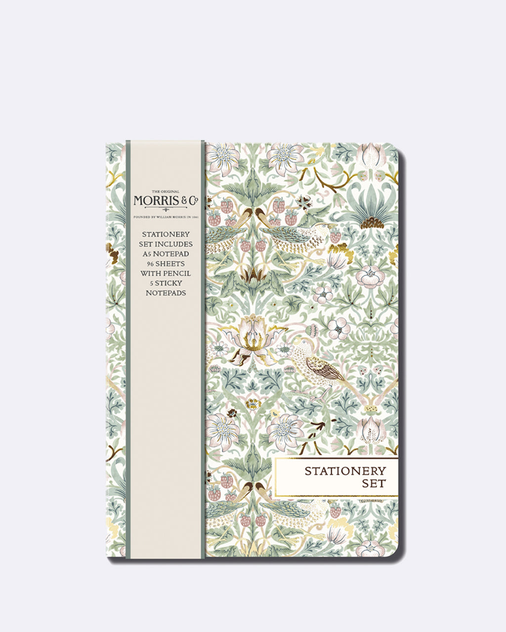 A5 Notizblock mit Sticker Sets & Bleistift - florales Design - Sticky ...